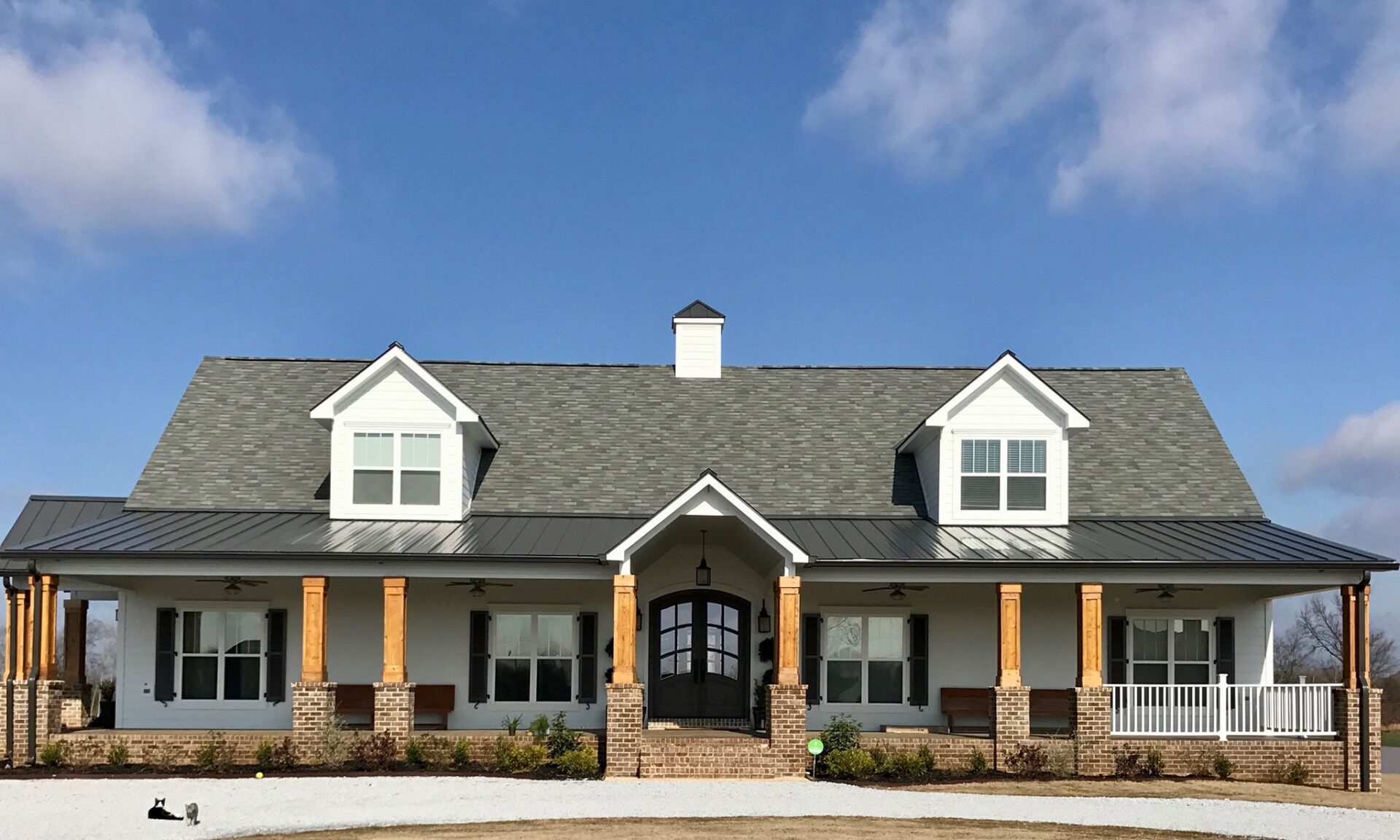 Seamless Metal Roof Farmhouse